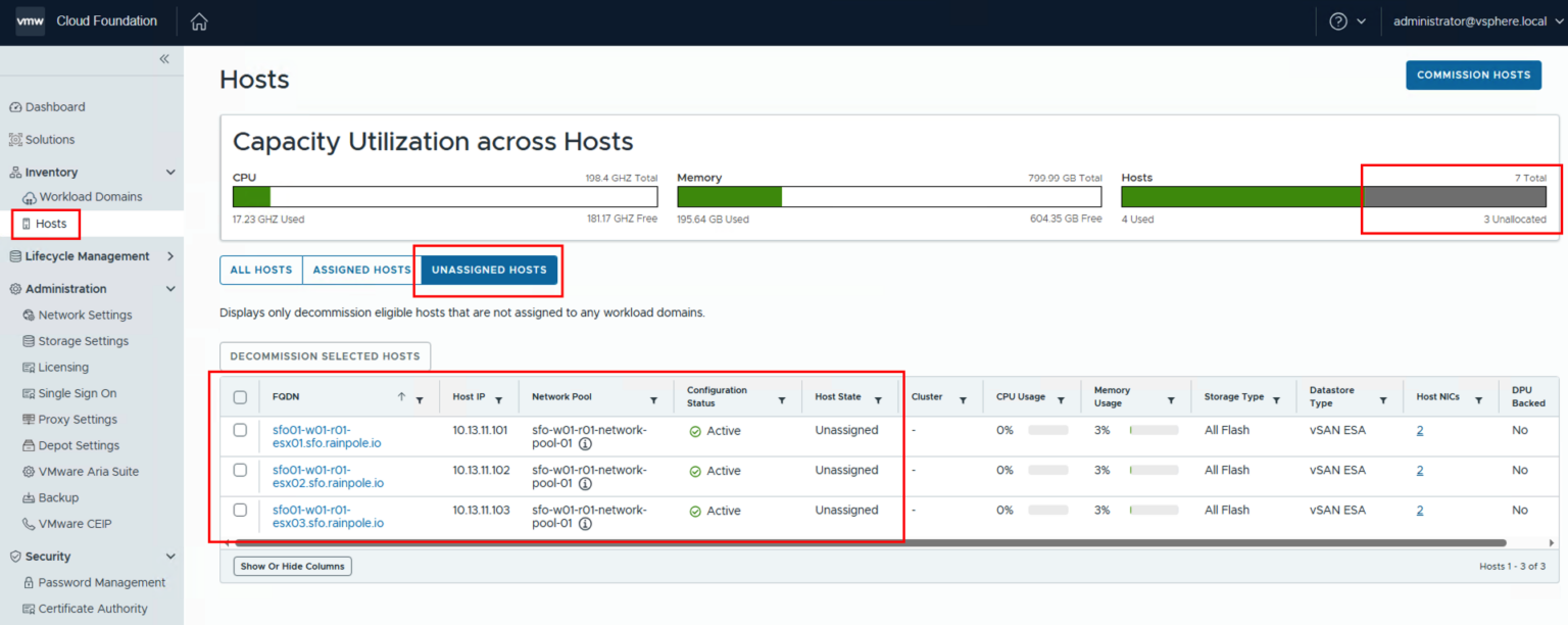 VCF Workload Domain Setup from a network perspective » vrealize.it ...