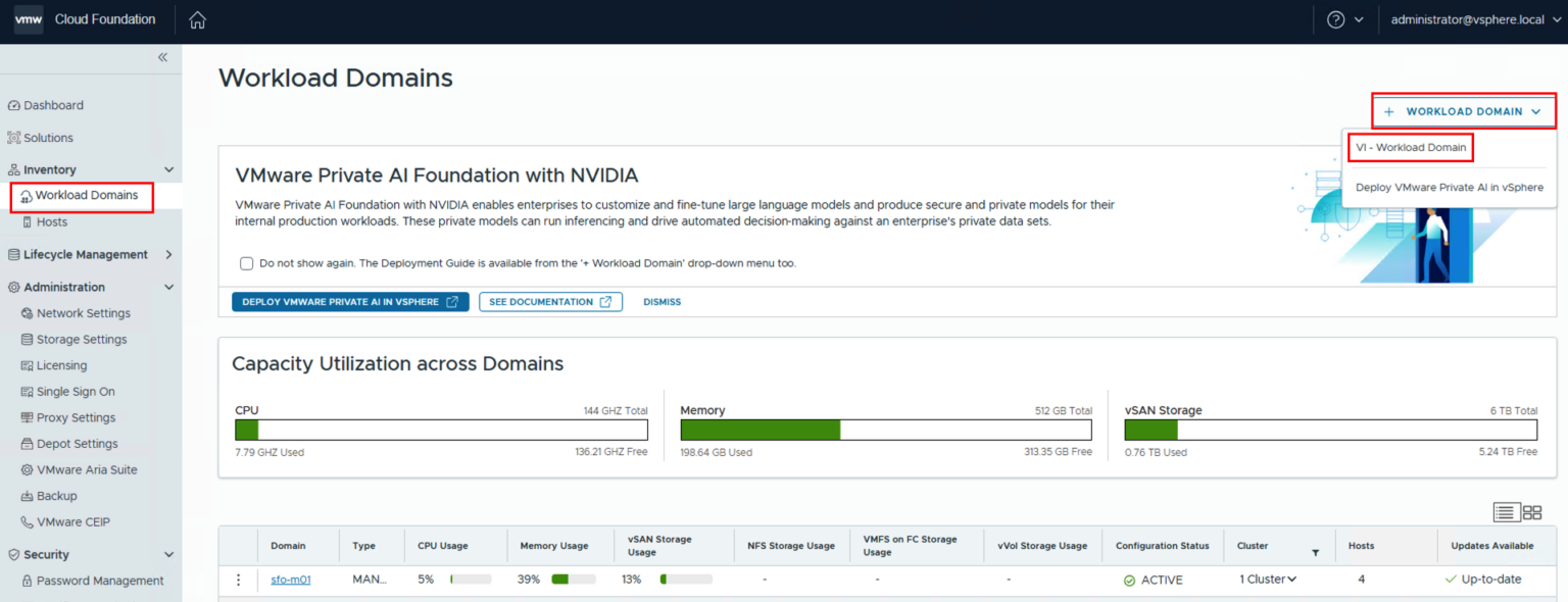 VCF Workload Domain Setup from a network perspective » vrealize.it - TechBlog VMware SDDC