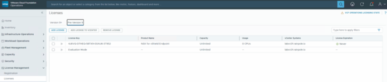 VCF 9 – Integrating a vSphere 8 environment as a new Workload Domain ...