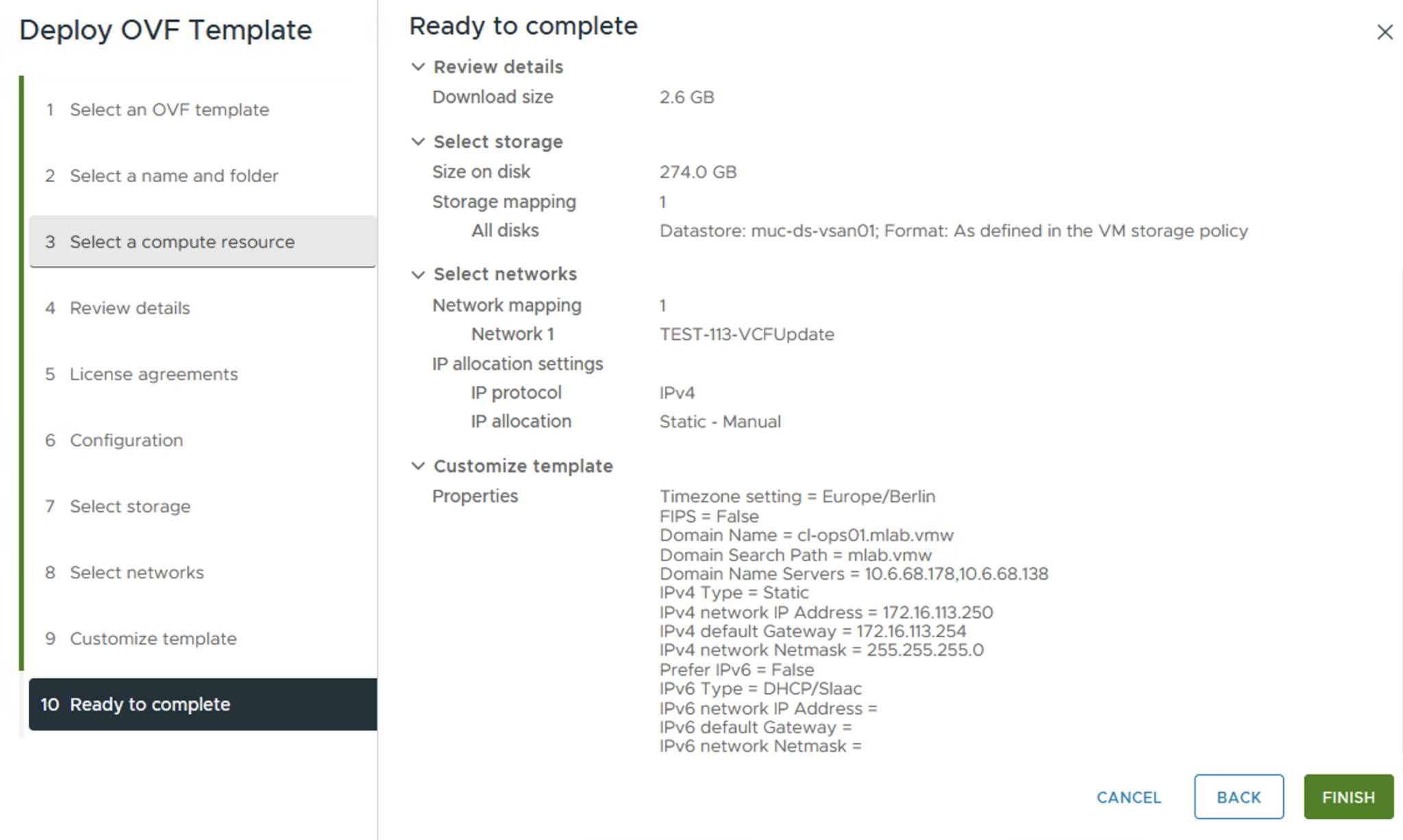VCF9 - VCF Operations and VCF Operations for Logs installation ...