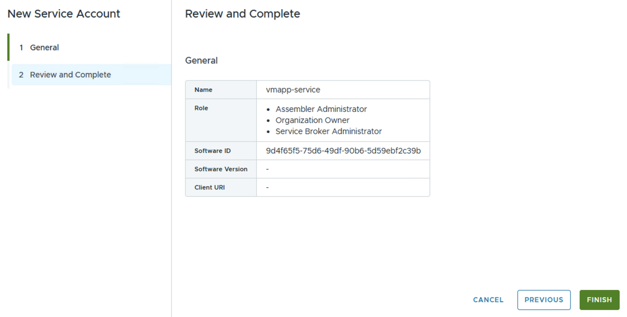 Configuration of the VM-Apps-Org Integration in VCF Operations 9 ...